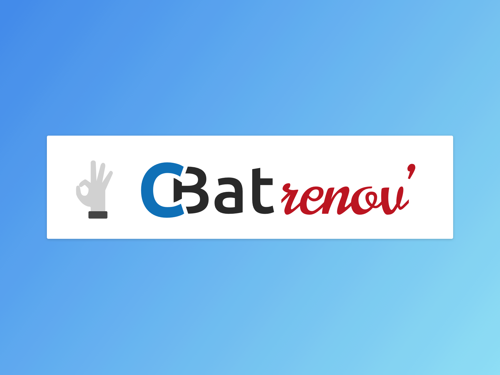 Cbat-renov' logo by Alexandre Conil on Dribbble