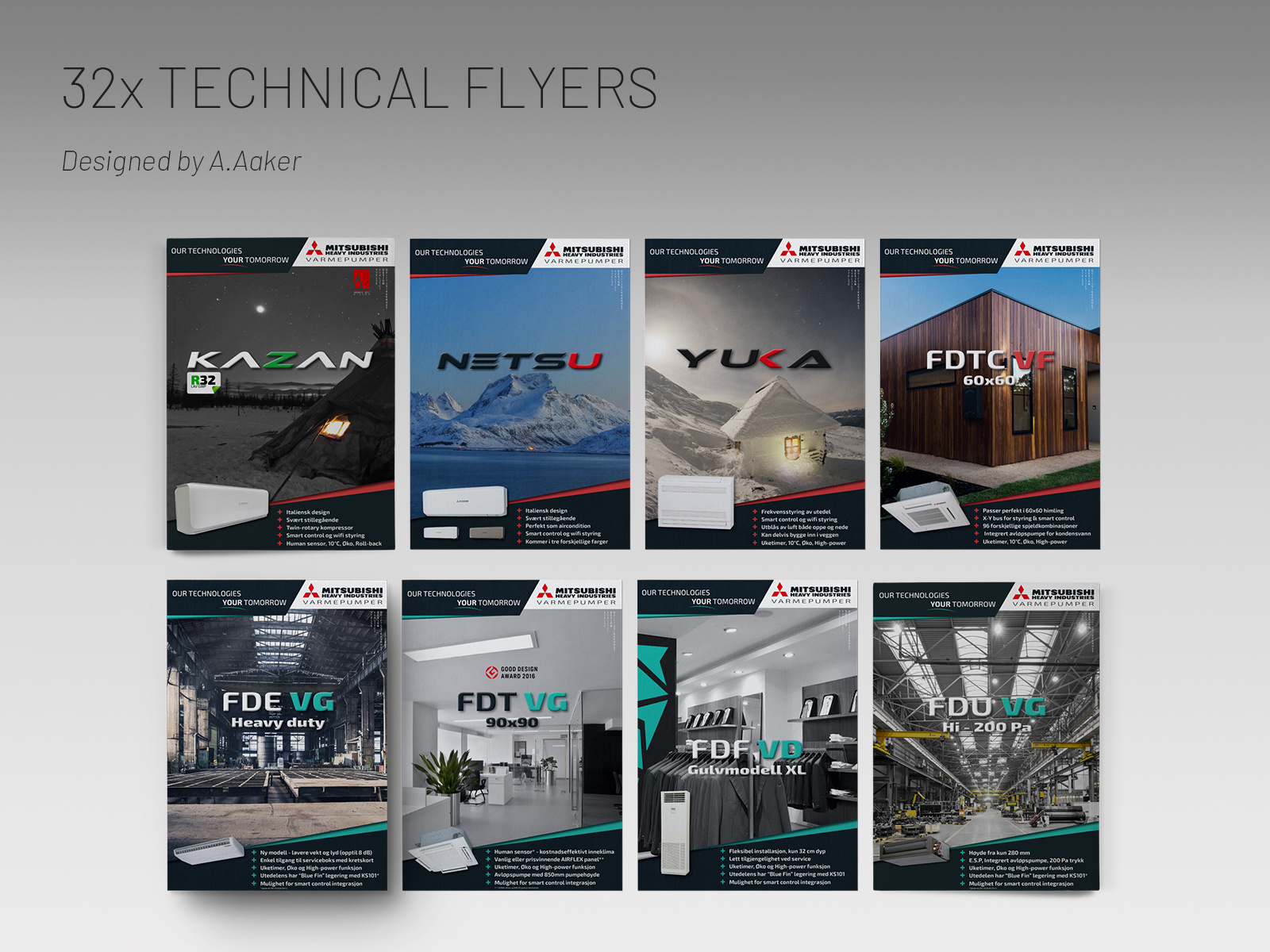 32x Technical Flyers by Aleksander on Dribbble