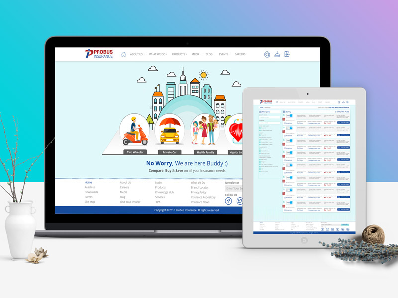 Portal Layout design for Insurance Company by Gunvant Parmar on Dribbble