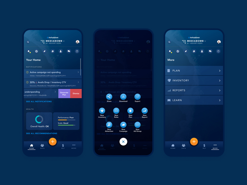 Mobile Dark Mode & Maritime Theme by Mark Patterson on Dribbble