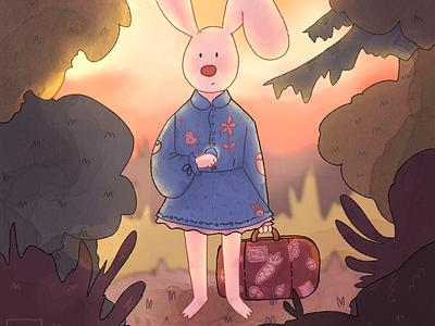 Miss Rabbit by Dasha Sapronova on Dribbble