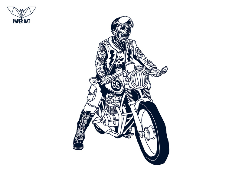 Devil Rider by PaperBat on Dribbble