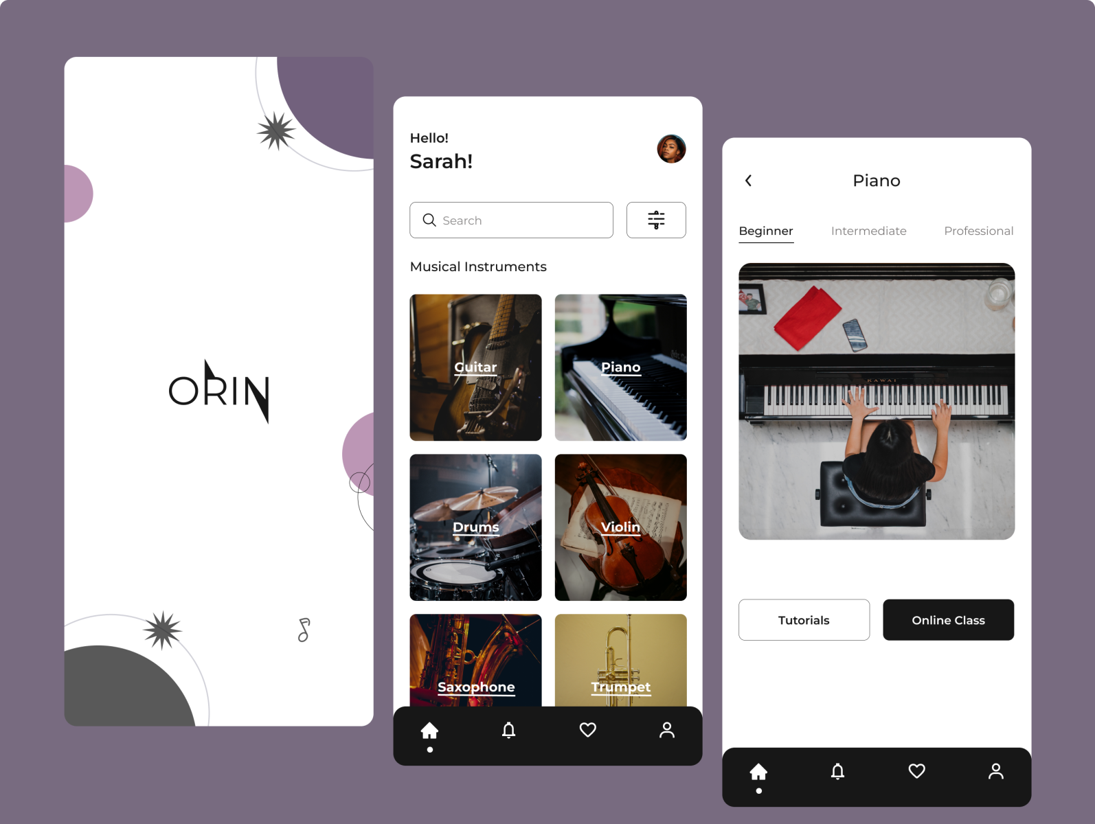 Musical App by Roseline Salau on Dribbble