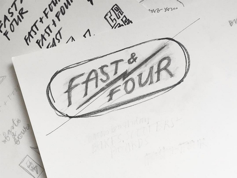 fast & four by Laura Coggins on Dribbble