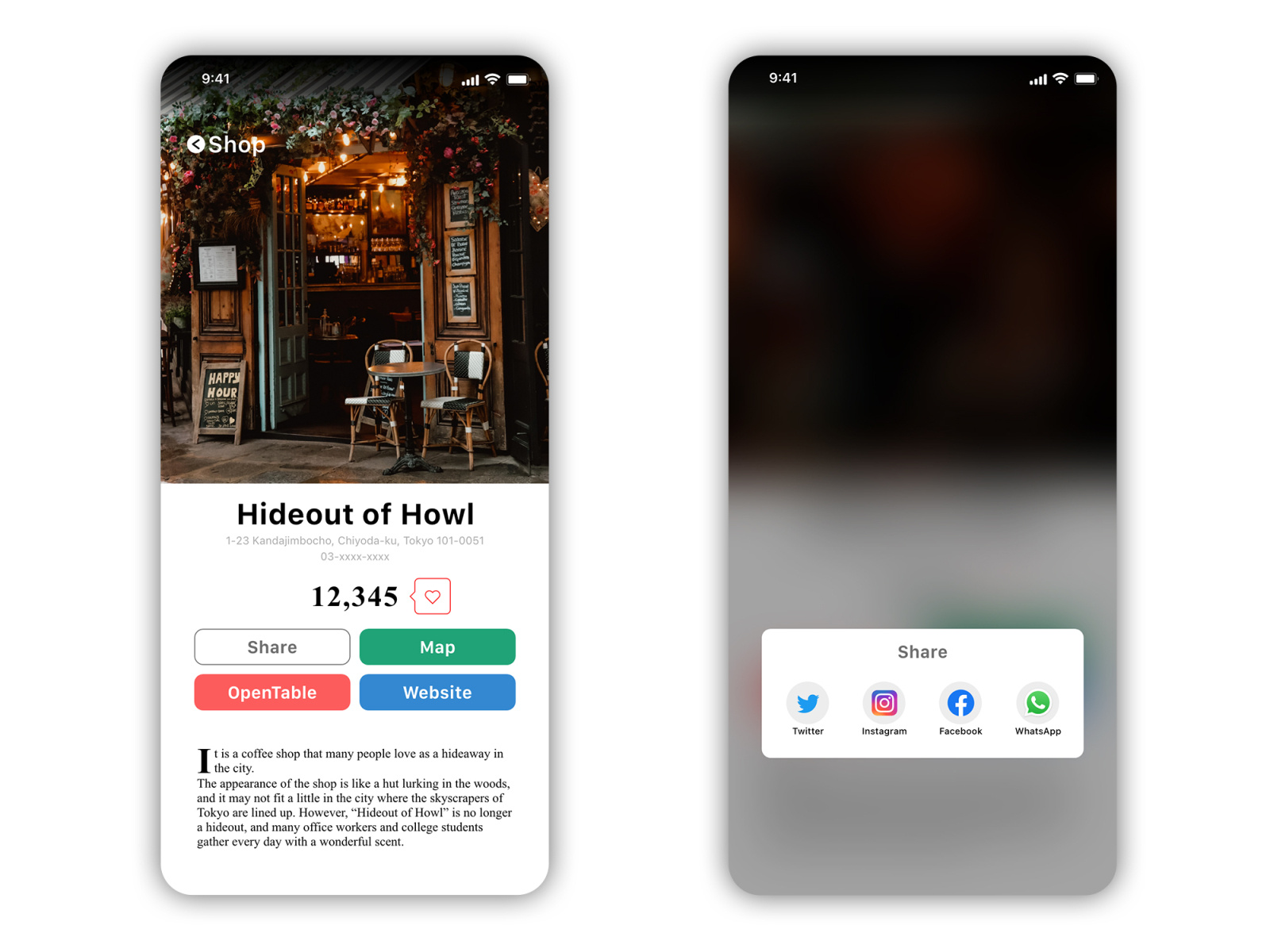 #Daily UI 010 - Social Share by Kiyoshi Nakazato on Dribbble