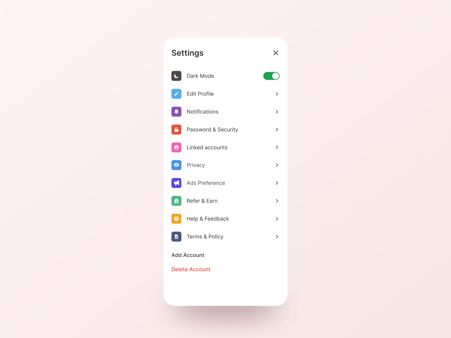 Settings Page UI (Daily UI 007) by Karan Padhmanaban on Dribbble