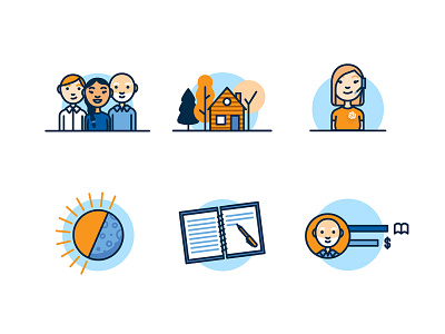 Language Learning Icons by Beccy on Dribbble