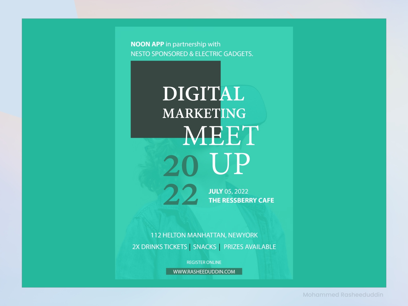 Digital marketing poster Design! by Rasheed uddin on Dribbble