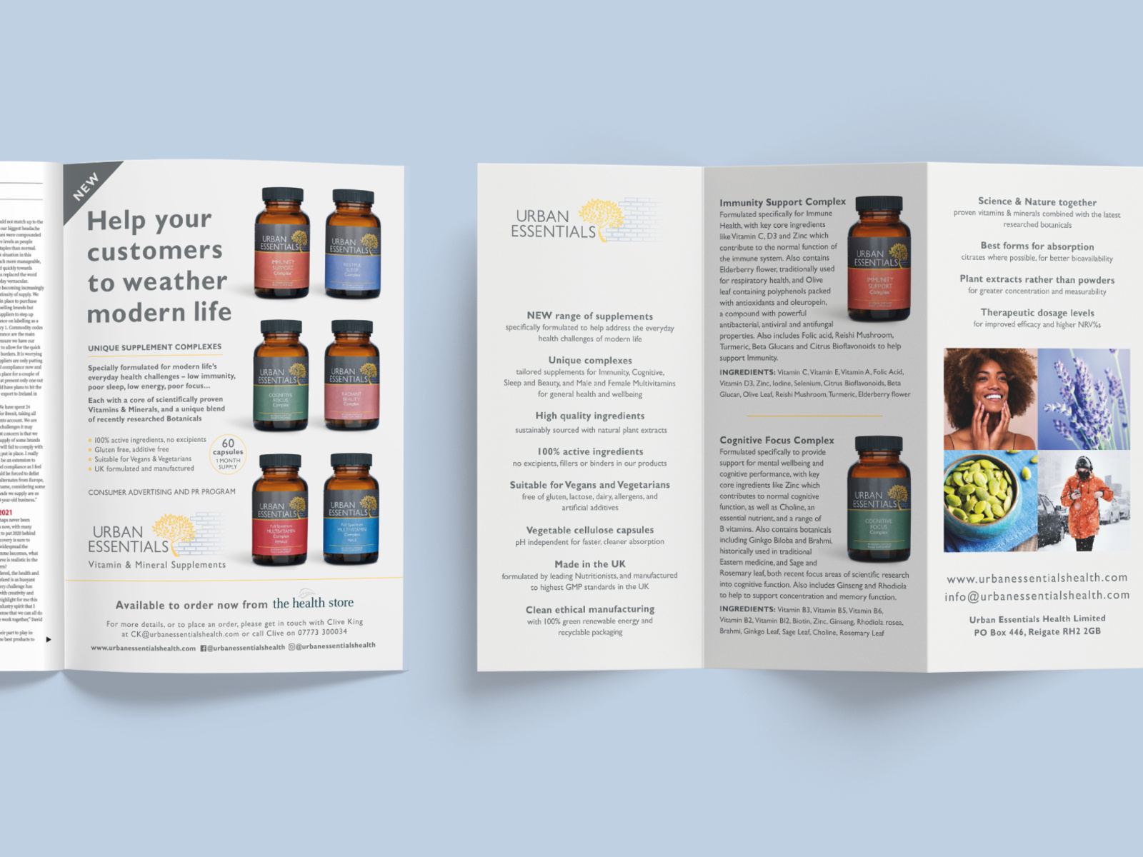 Vitamin Start-up - Marketing Assets (advert and leaflet) by Hazel ...