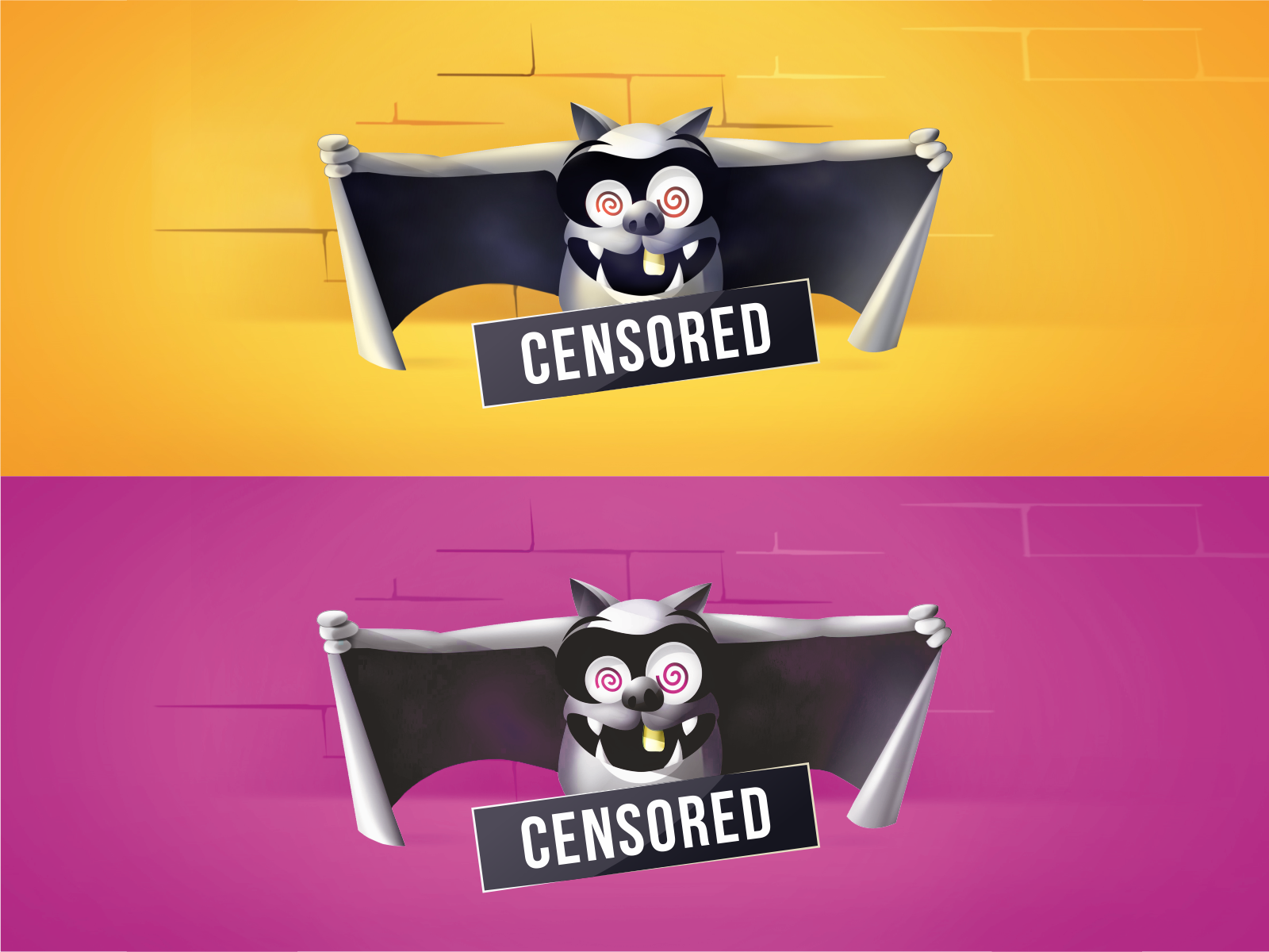 Censored by Vitaly Voytekhovich on Dribbble