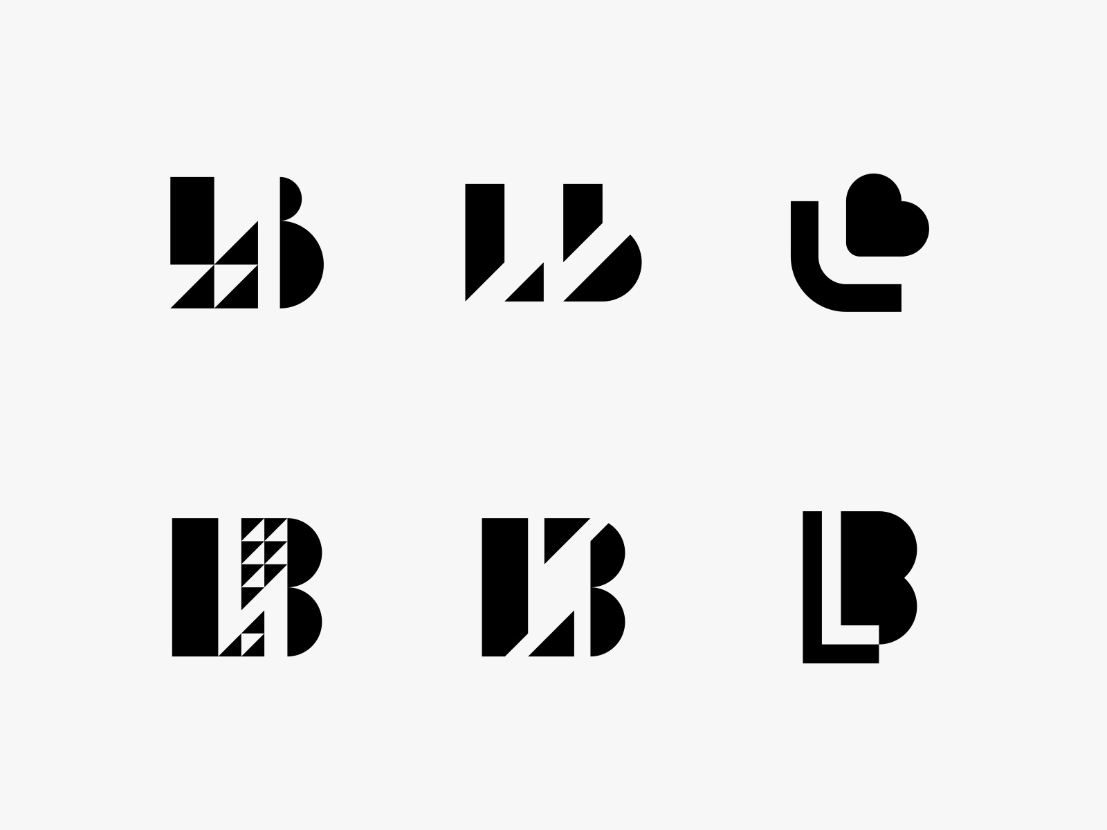 LB Monogram by Catur Argi on Dribbble