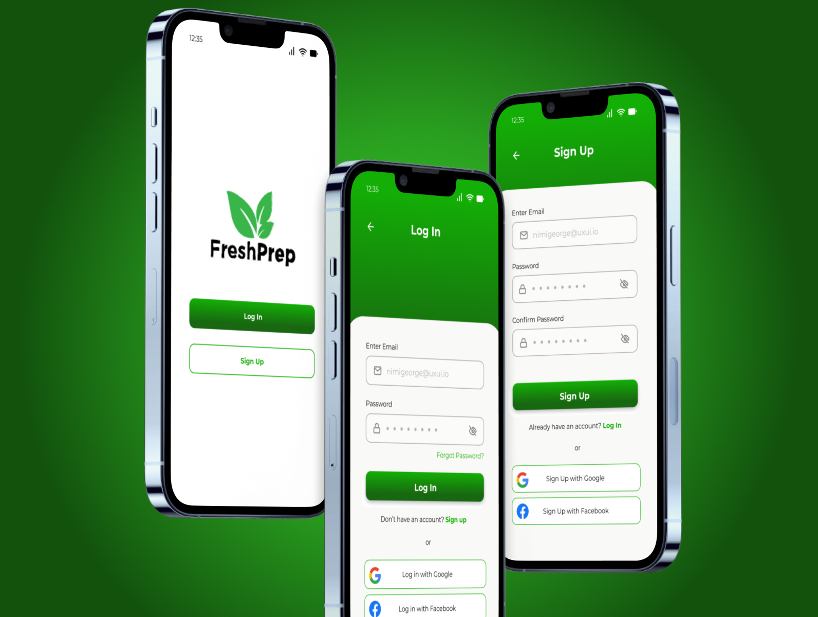 FreshPrep Mobile App by Nimitariye George on Dribbble