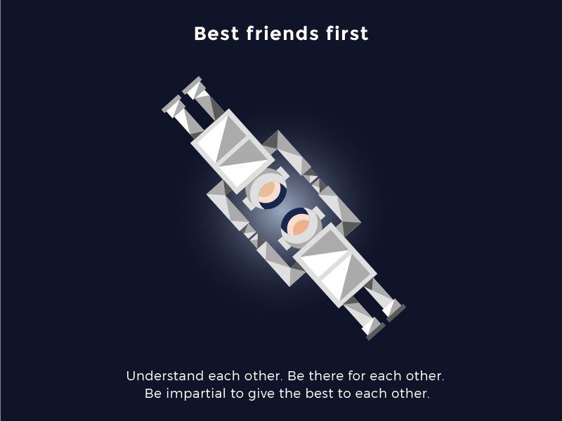 Best friends first by Elijah Yakovlev on Dribbble