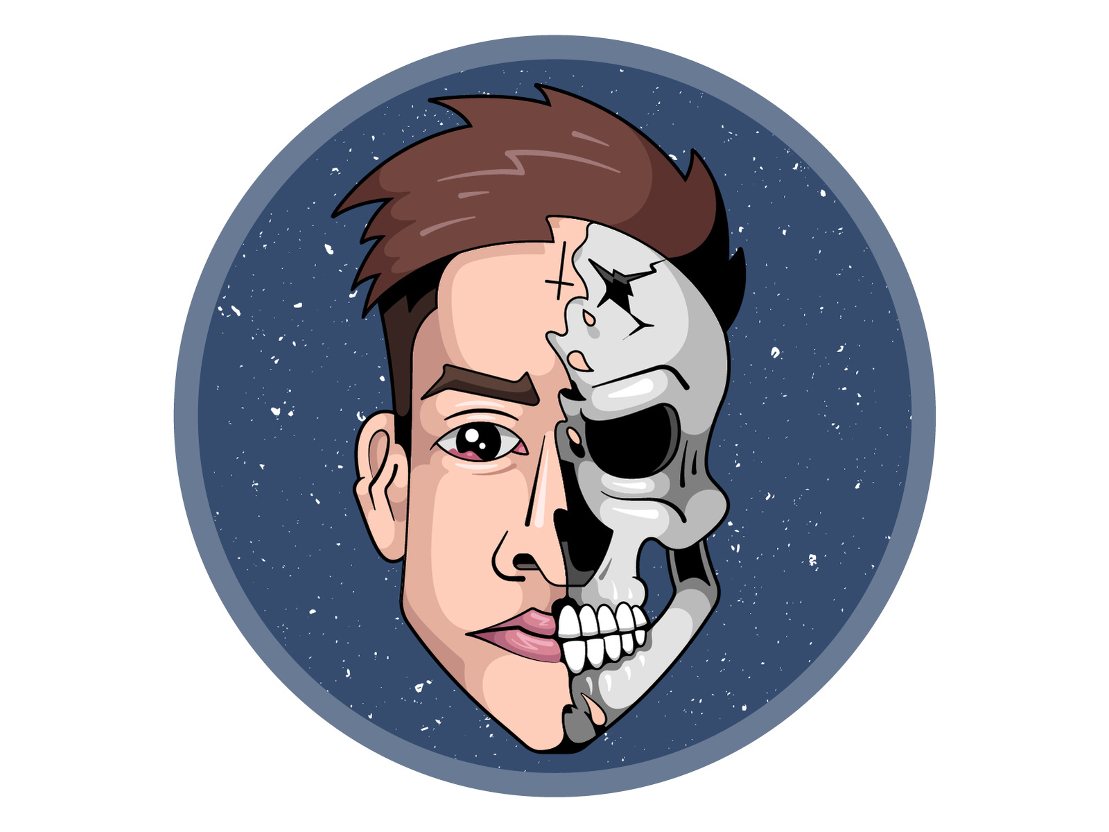 Morph portrait for music album by Professor Vector on Dribbble