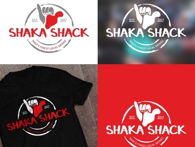 Logo Shaka Shack by BenderDesign on Dribbble