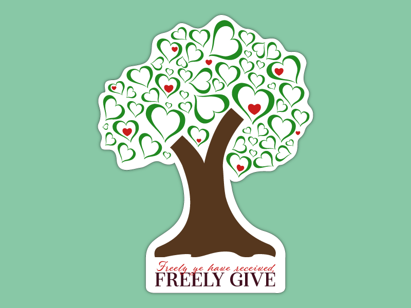 Freely Give by Cindy Johnson on Dribbble