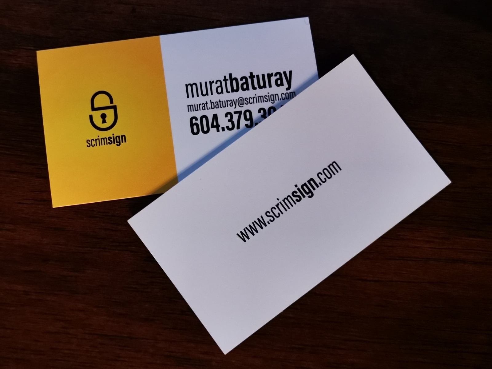 ScrimSign Branding by Murat Baturay on Dribbble