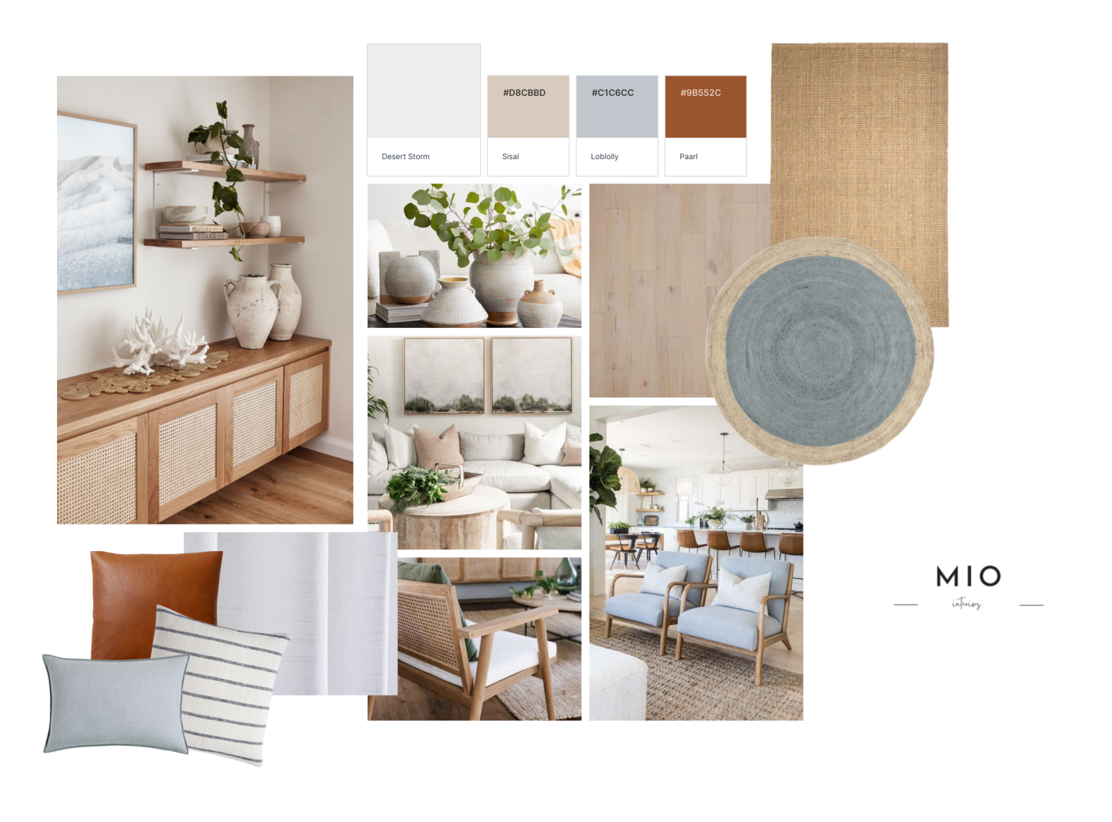 Classic Coastal Mood Board by Teresa Camp on Dribbble