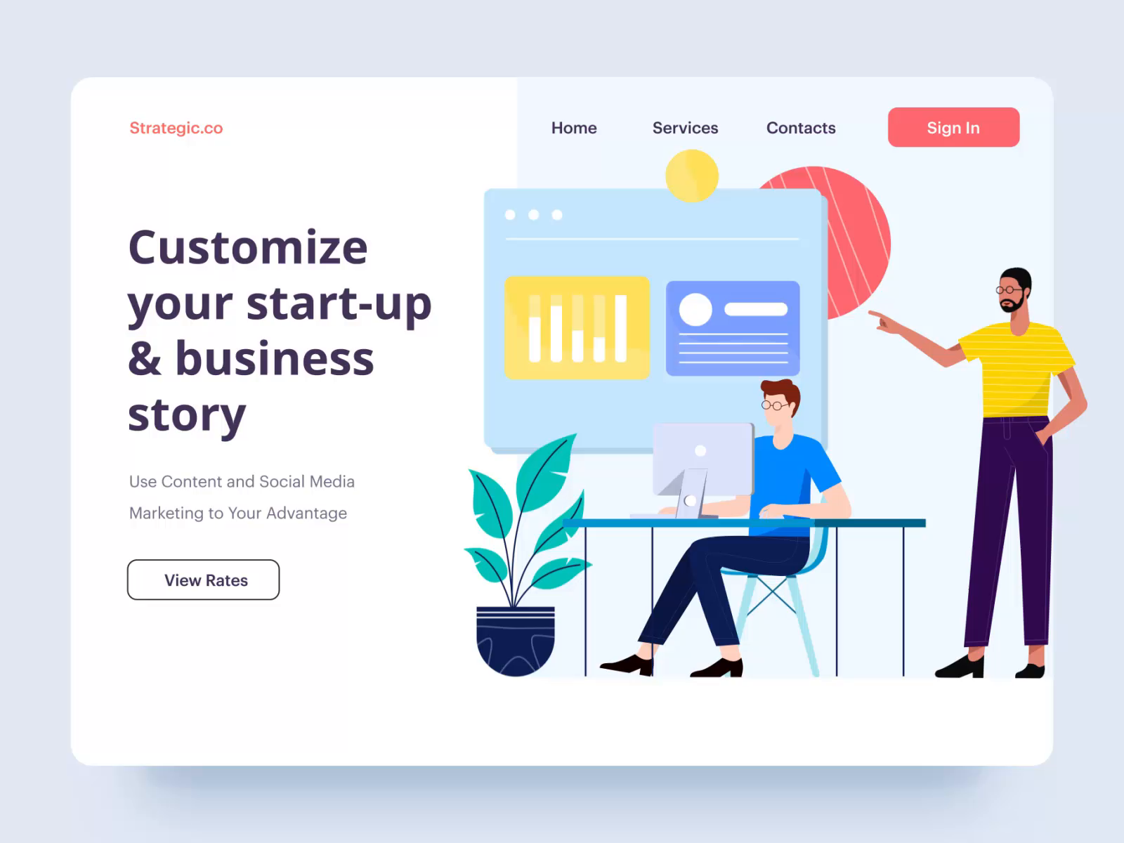 Strategic Animated I by Anton Tkachev for UI8 on Dribbble