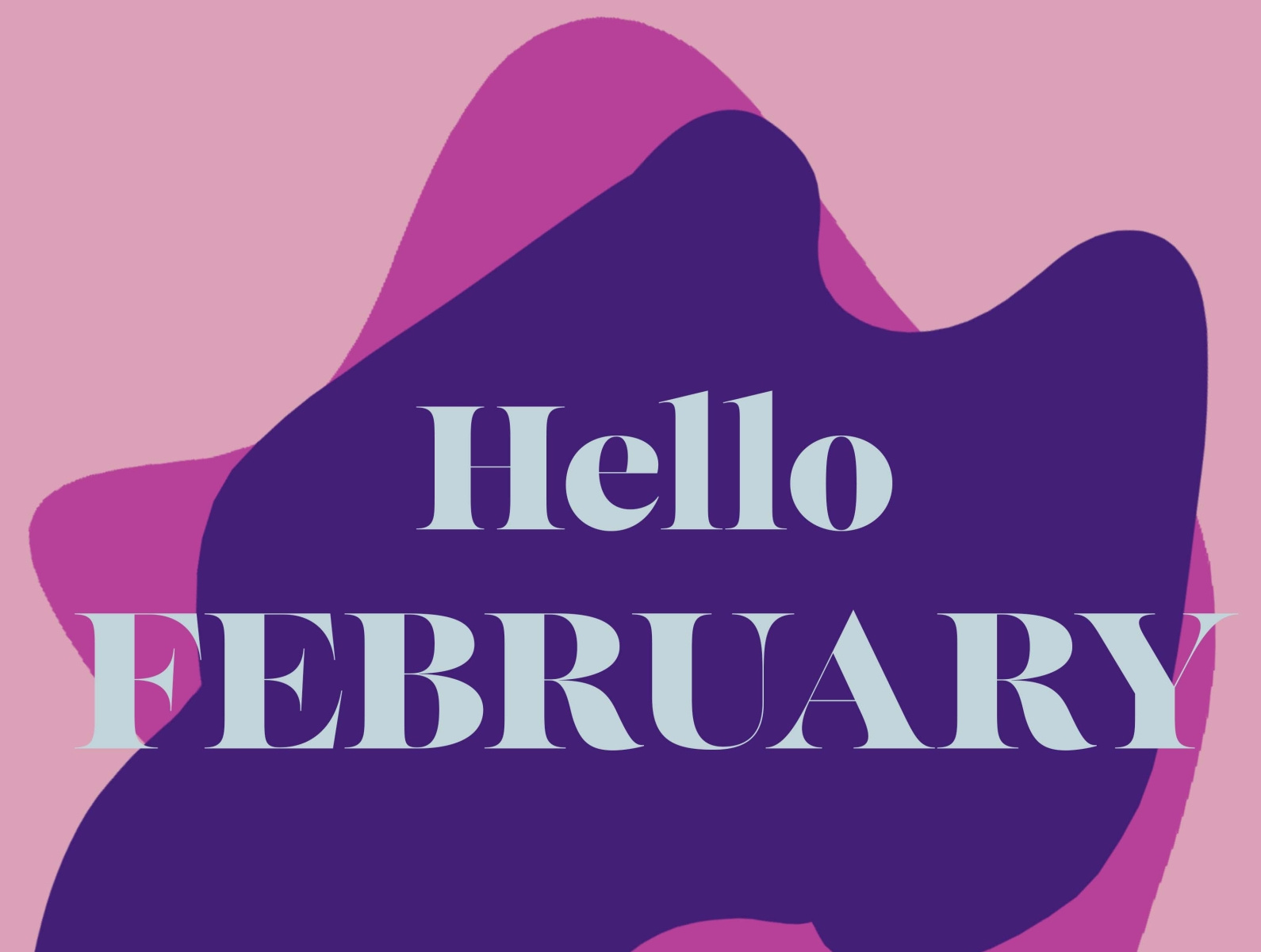 Graphic Design: Hello February by Rekha Krishnamurthi on Dribbble