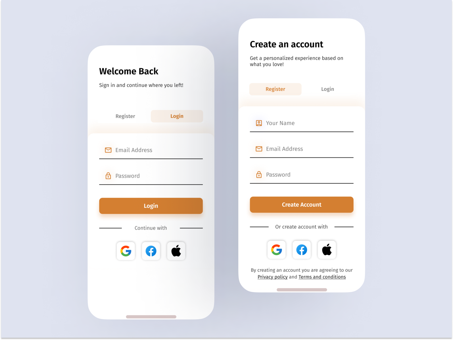 Sign Up Page - Daily UI #001 by Jerry A on Dribbble