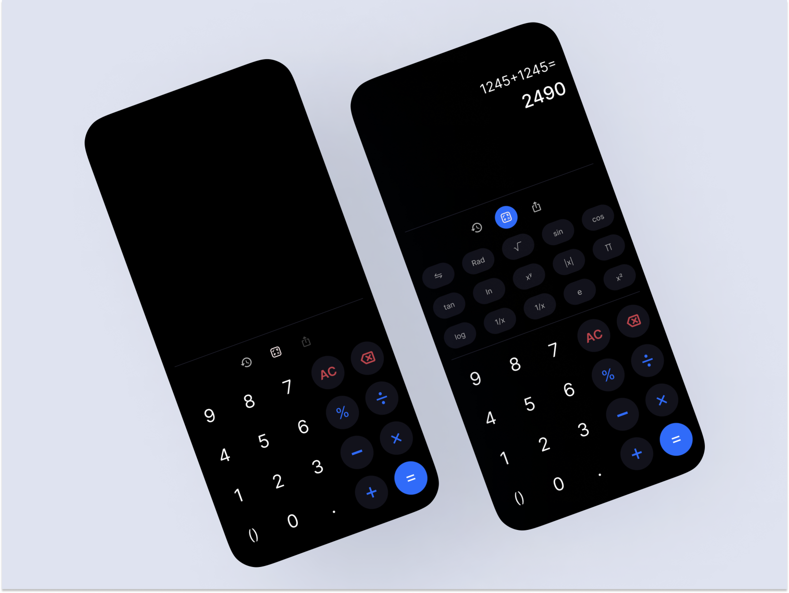Design a calculator - Daily UI #004 by Jerry A on Dribbble
