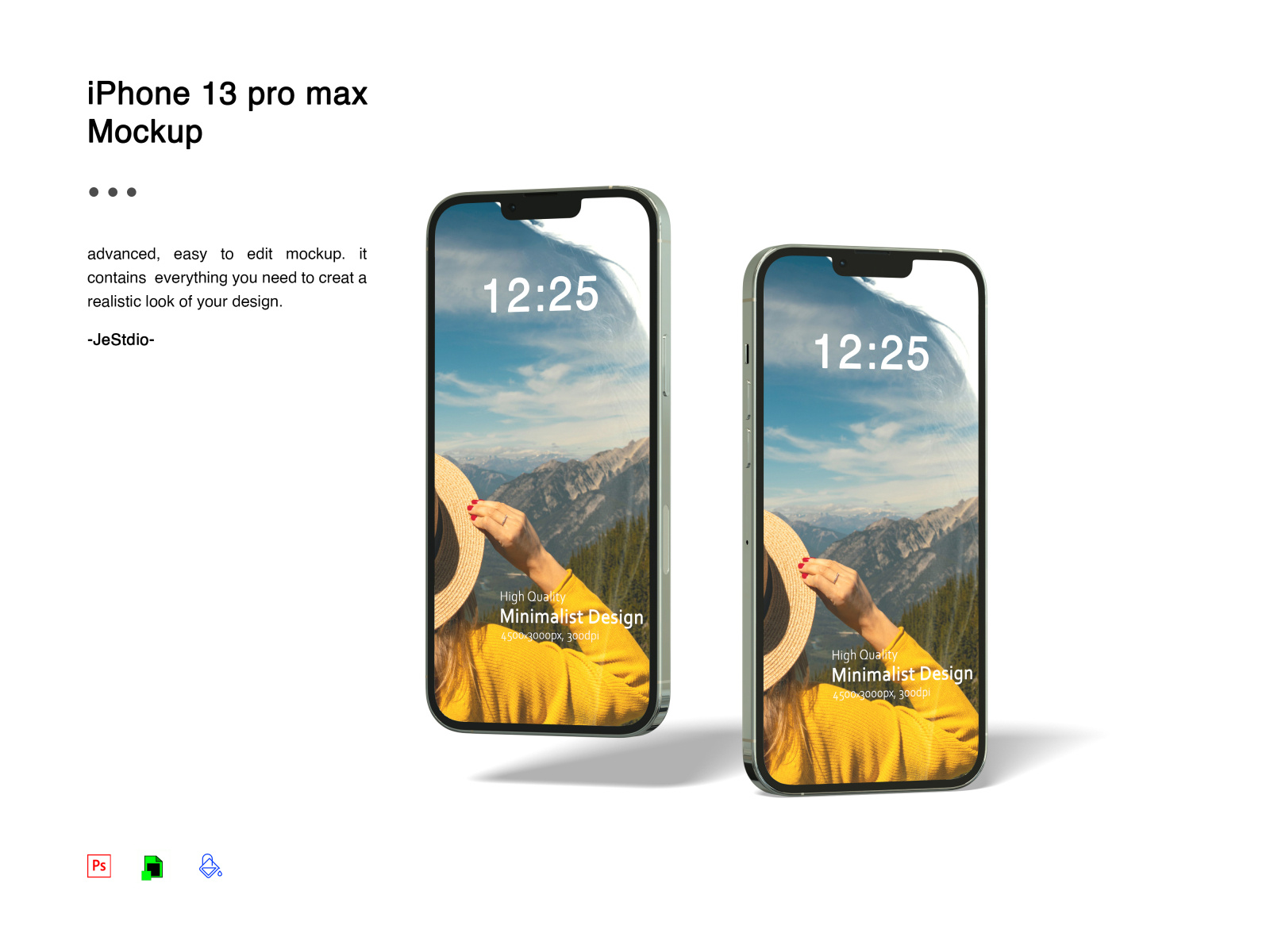 iPhone 13 pro max Mockup by Fahrijal on Dribbble