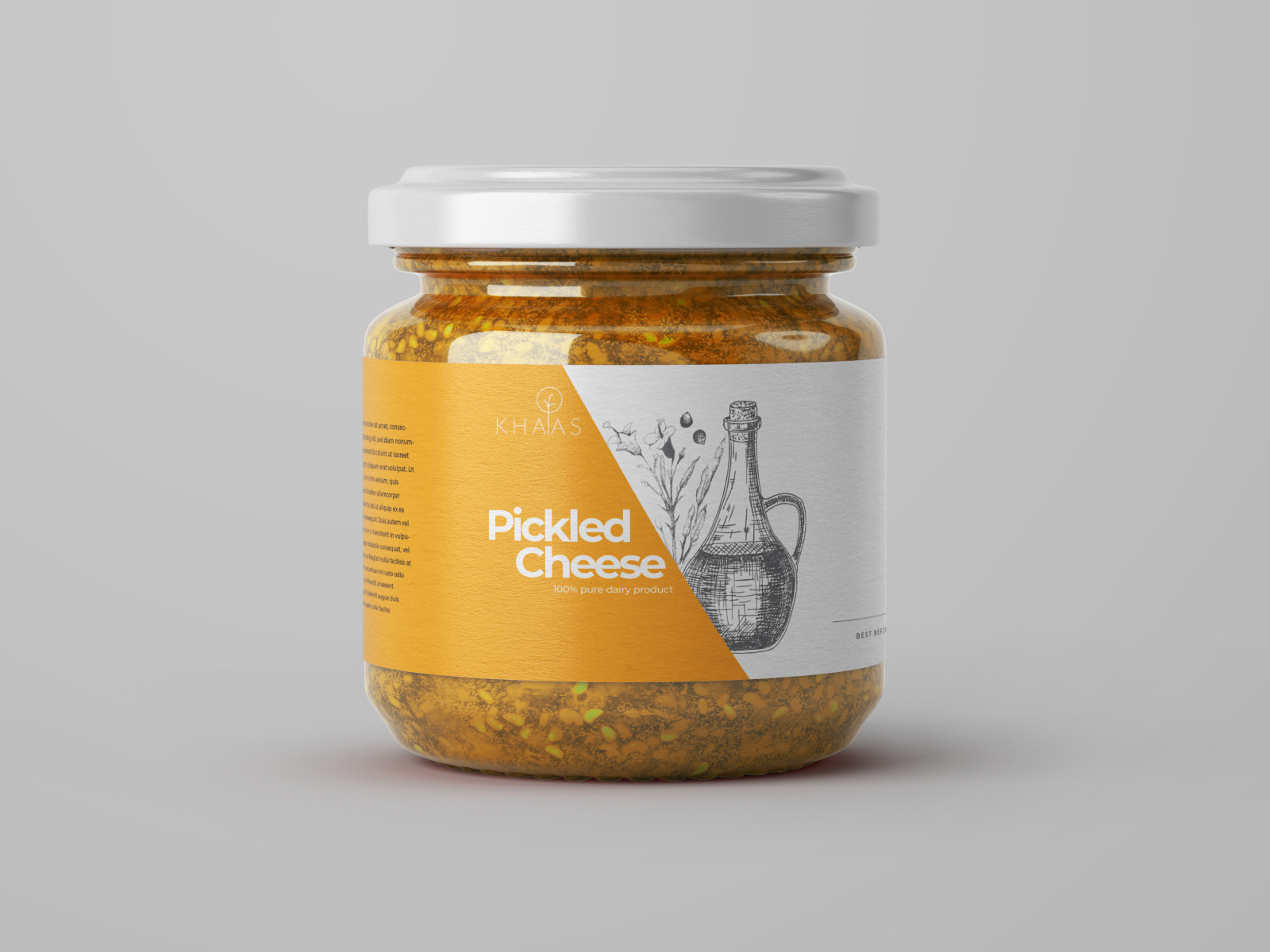 Pickled Cheese Mockup Design by Ahmad Iqbal on Dribbble