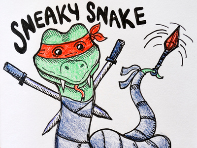Sneaky Snake by Taylor Gordon - Dribbble