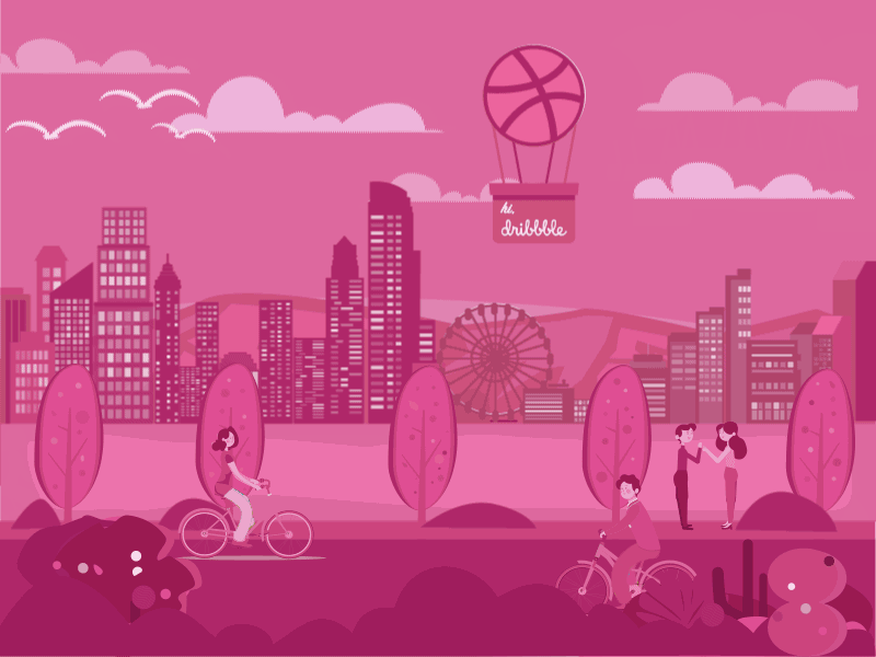 Hello Dribble by qiuya on Dribbble