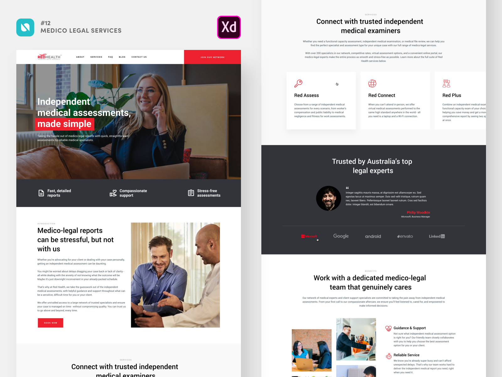 Legal Service Provider Website Design by Shyamani Gunathilaka on Dribbble