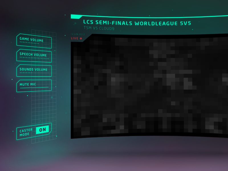 VR Streaming Interface by Koncepted on Dribbble