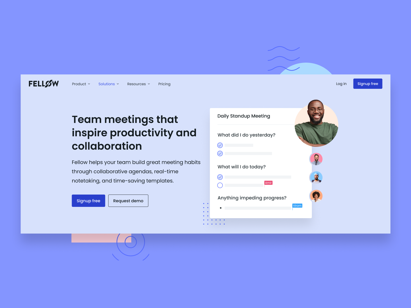Fellow.app / Team Members | Dribbble