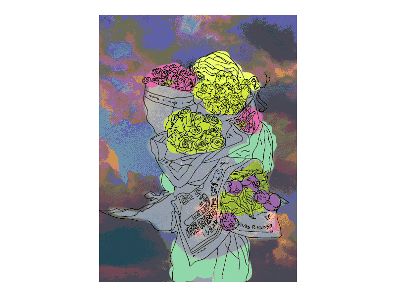 Women With Flowers Gif Animation by Raman on Dribbble