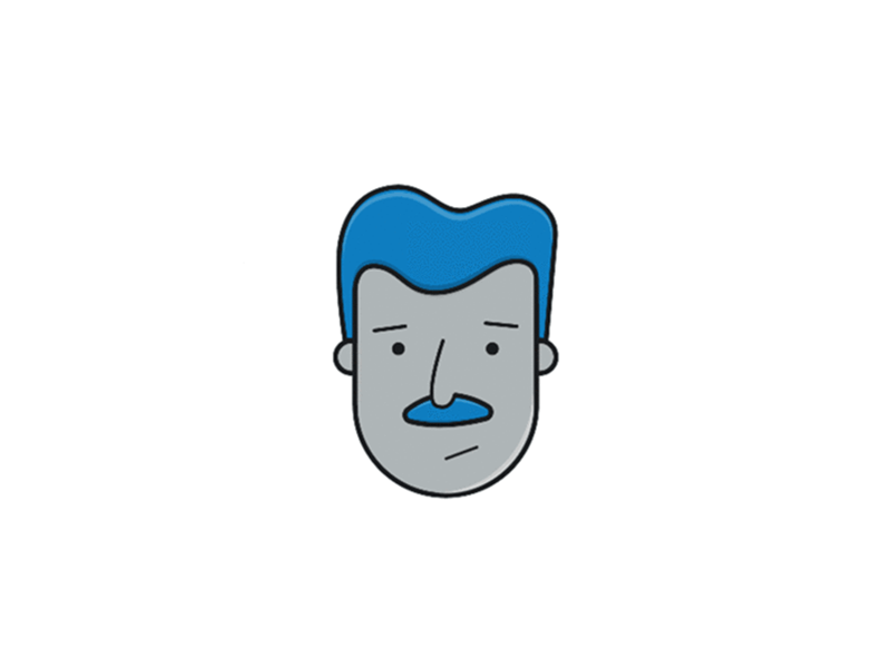 Chatty Chad Illustration by Alex Sanders on Dribbble