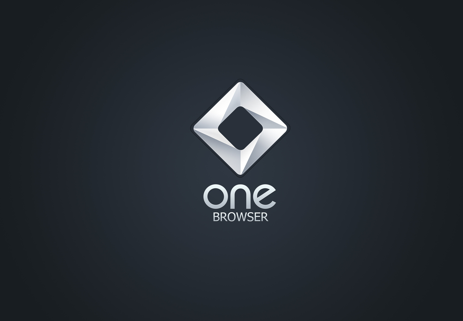 One Browser logo-white by thera on Dribbble