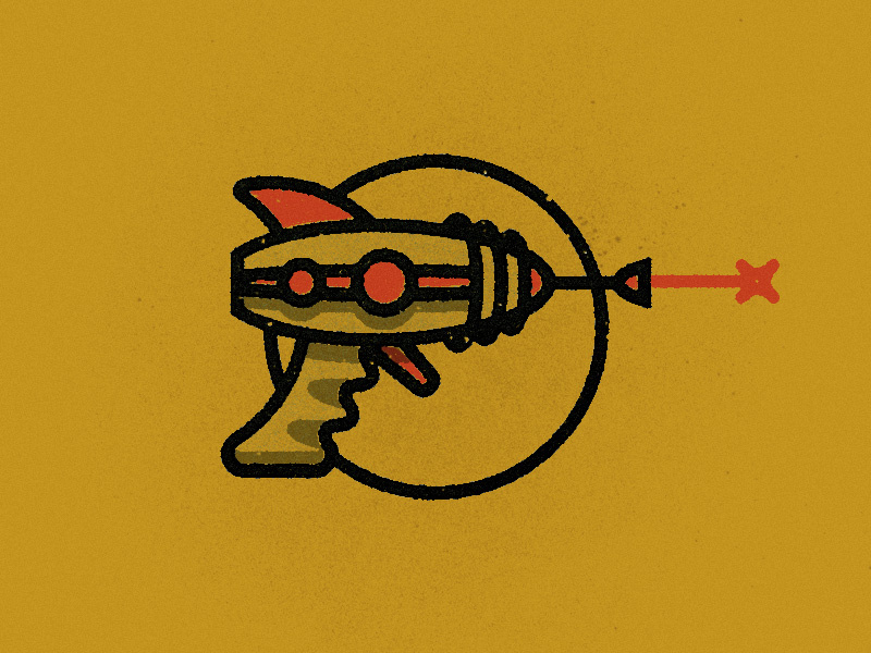Ray Gun by Peter Komierowski on Dribbble