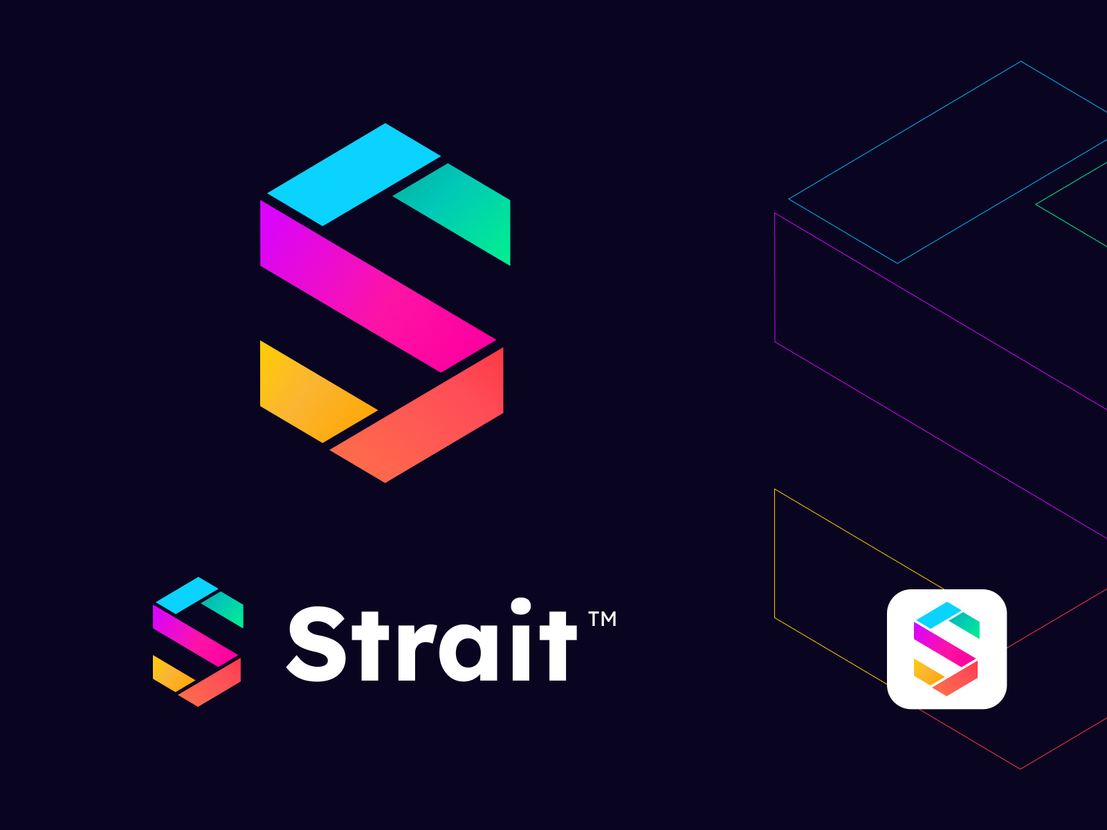 Strait - Logo Design by Ishaq on Dribbble