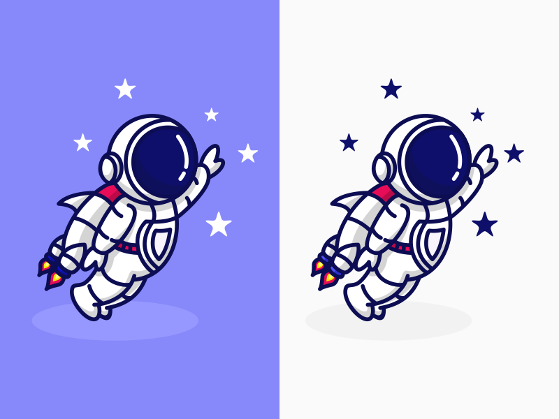 Astronaut Mascot Design by QR Mascot Design [ID: #2833365] on Dribbble