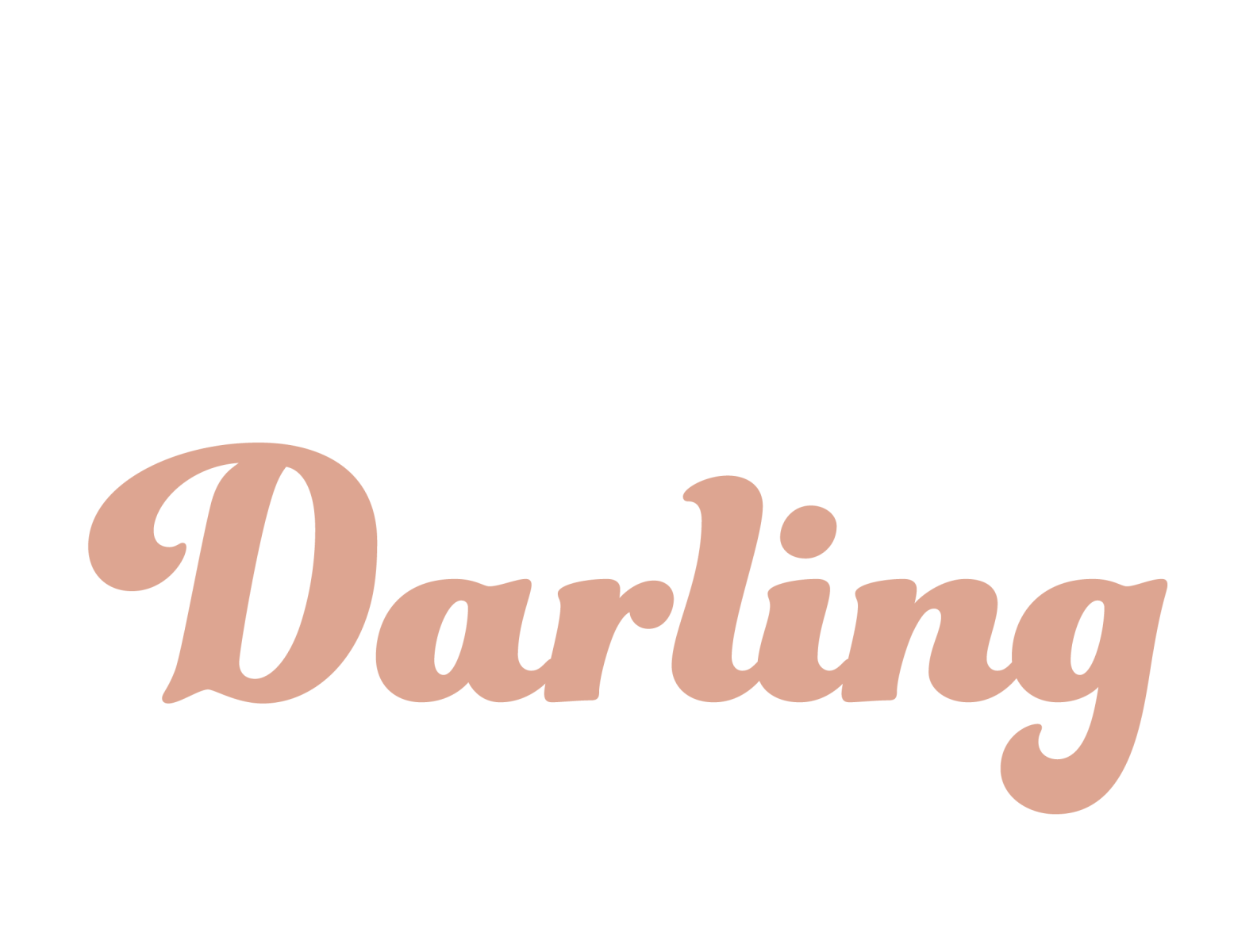 Darling Cosmetics Logo by Sarah Hallam on Dribbble