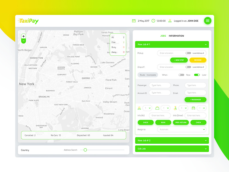 Taxipay by Majid Ideas on Dribbble