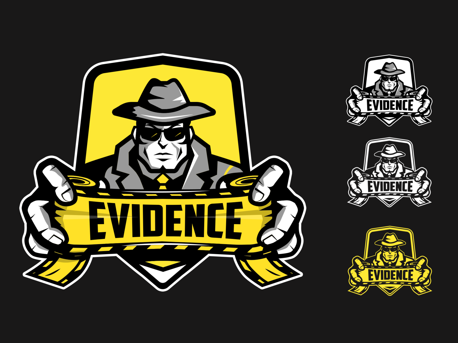 Evidence Logo design by Alessio Conte Design on Dribbble