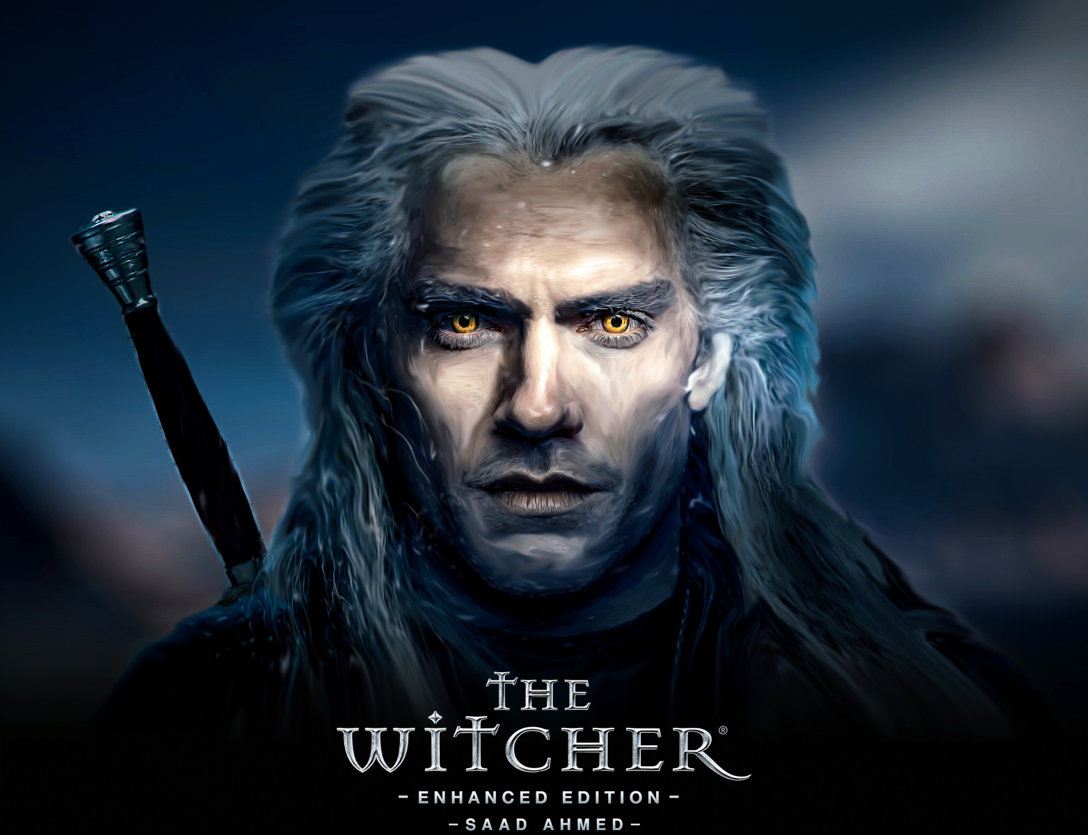 Witcher Digital Painting by Saad Ahmed on Dribbble