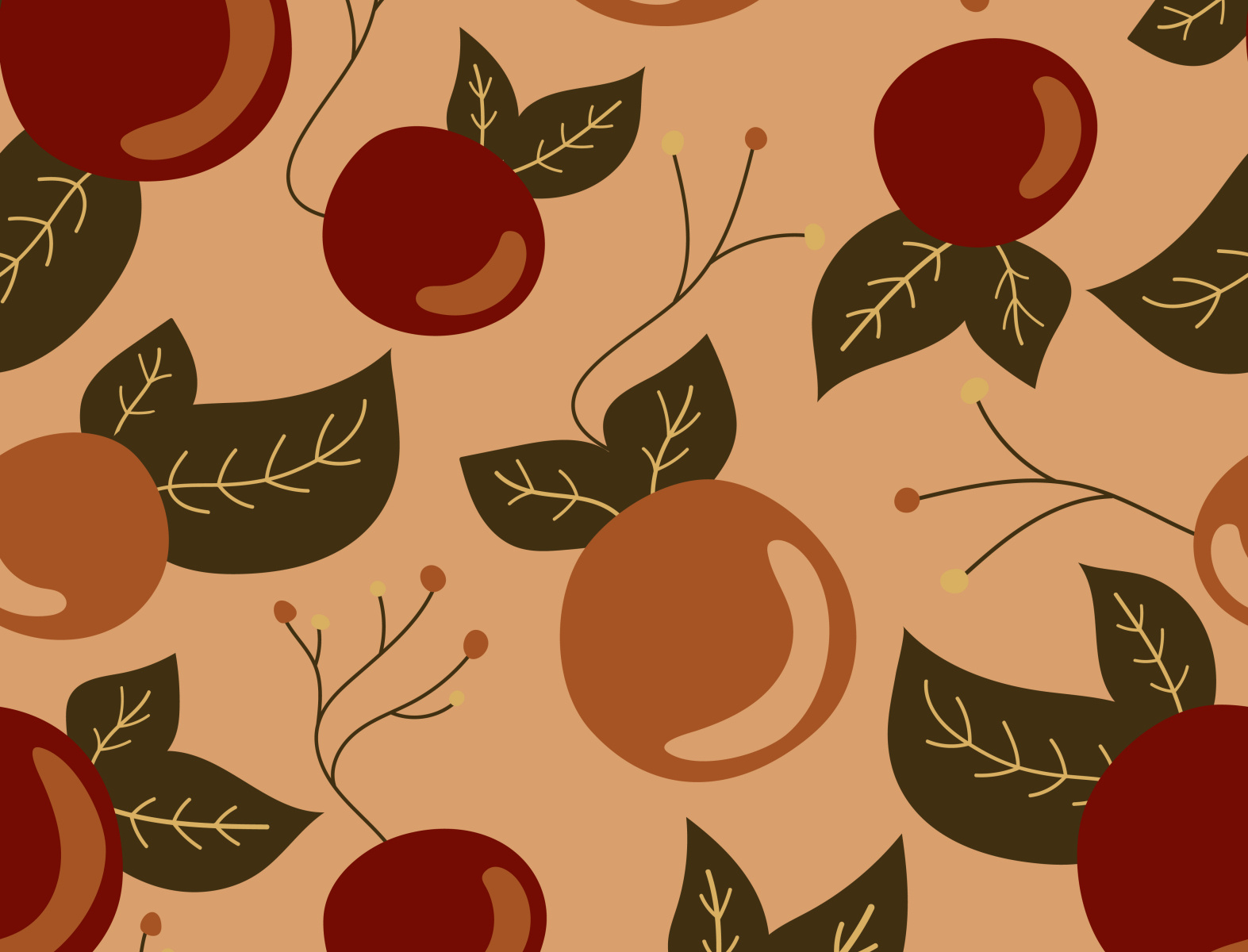 Apple pattern by Sam_ on Dribbble