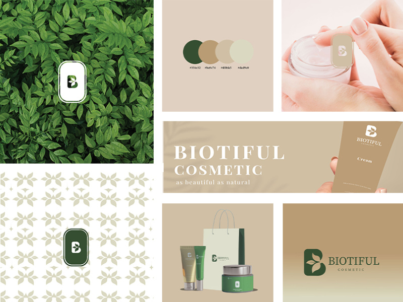 Identity for Biotiful Cosmetic by Agung Gumilar on Dribbble