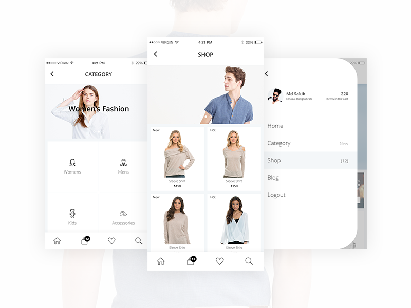 ios E commerce App Screen by Shohag 🐙 on Dribbble ios E commerce App Screen by Shohag 🐙 on Dribbble