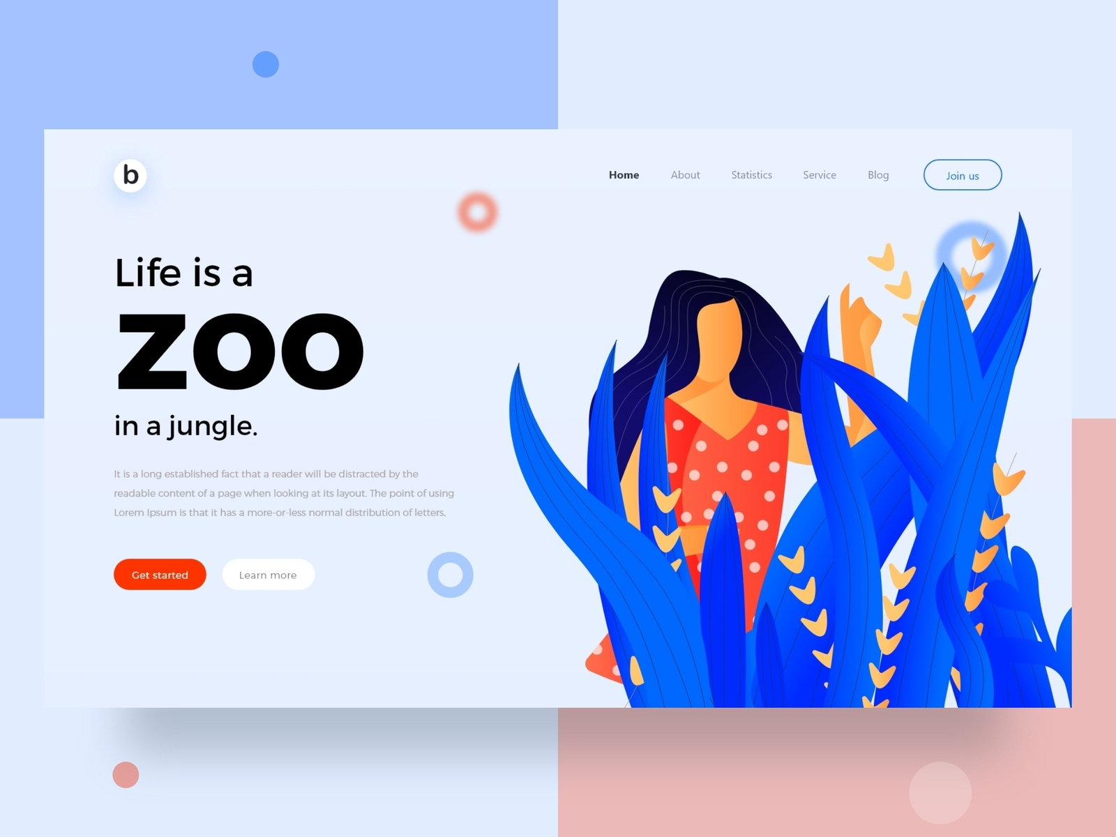 Jungle Girl by Design Monk 🐙 on Dribbble