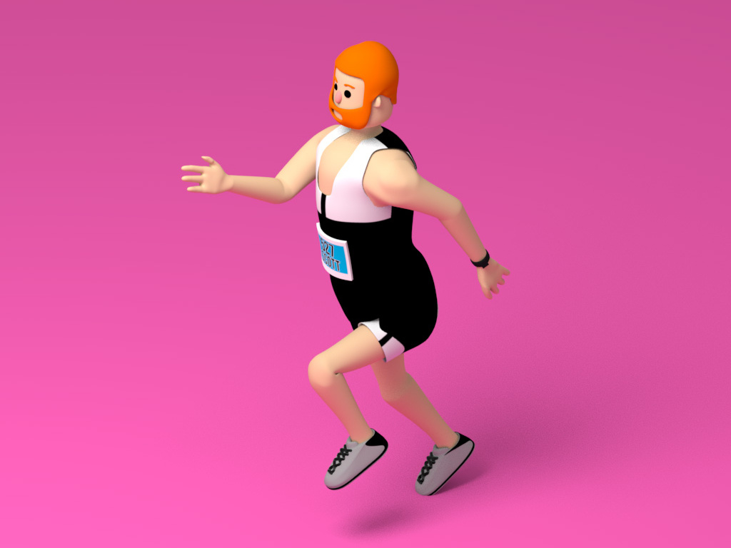 Step Three: Run by Alexander Young on Dribbble