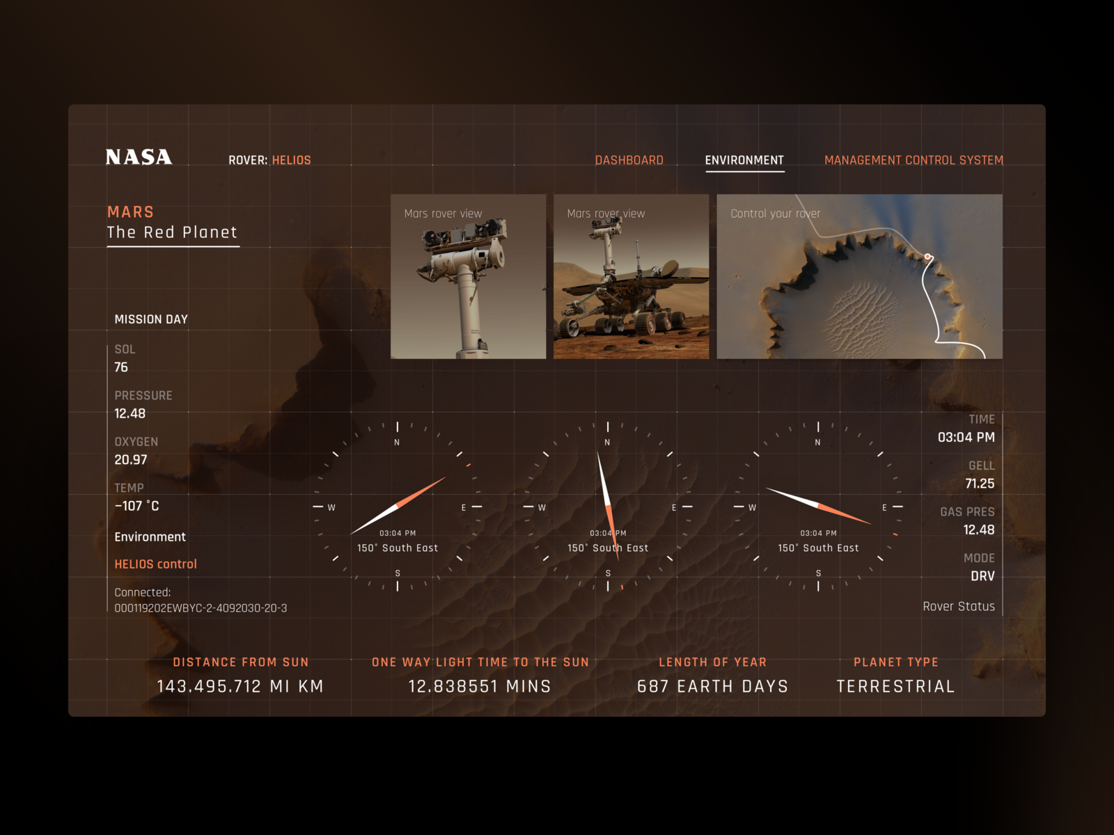 Mars rover by Inna Nukhova on Dribbble