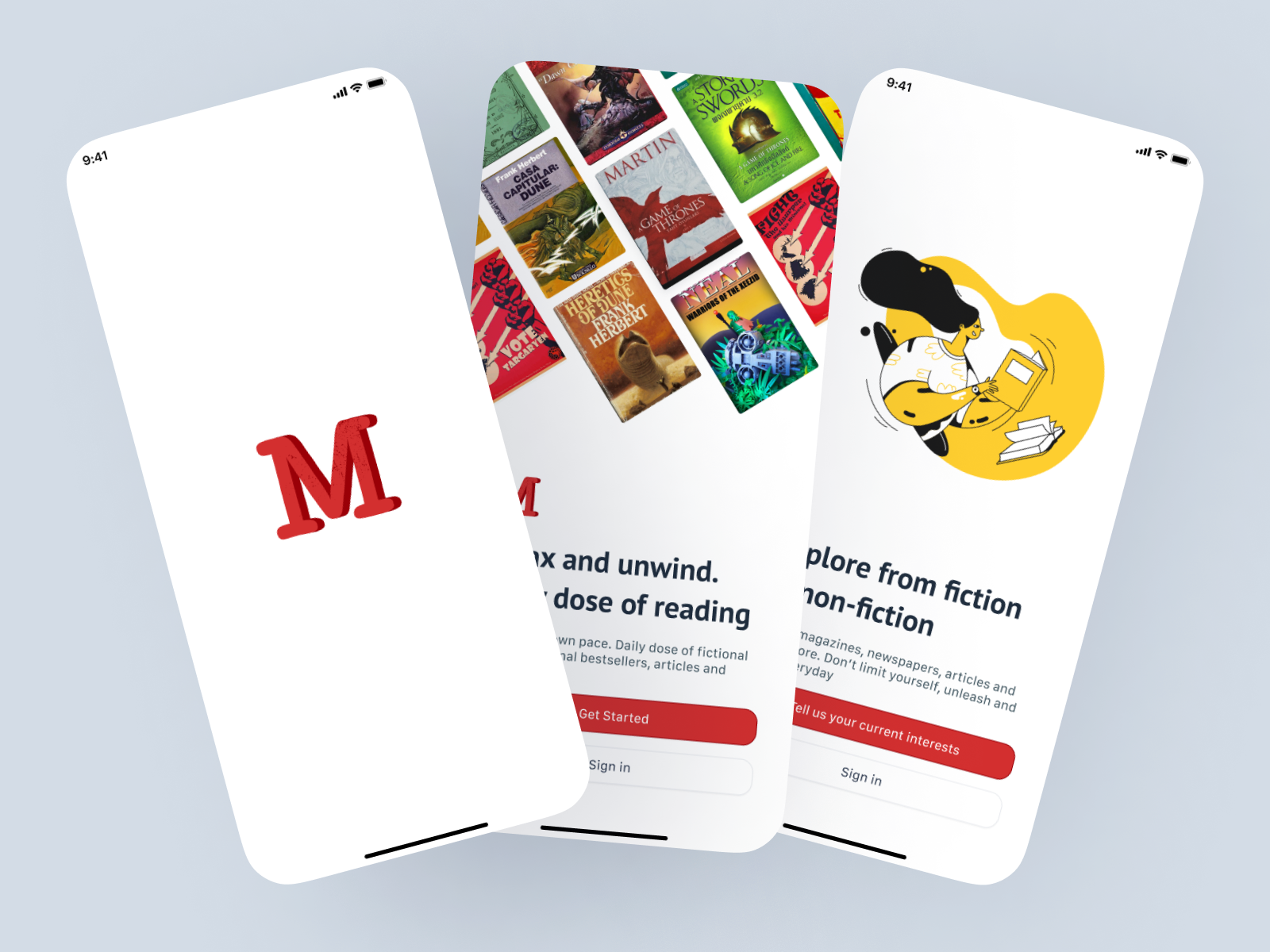 Magna: Educational app onboarding screens by Elenee on Dribbble